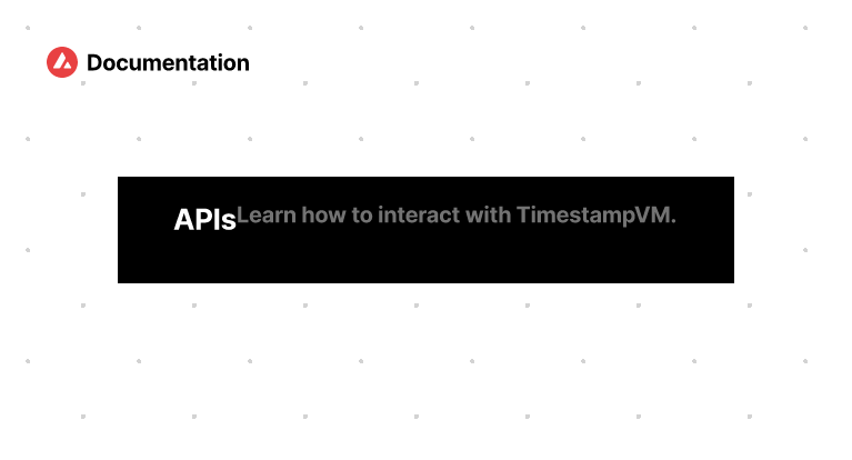Apis Avalanche Builder Hub